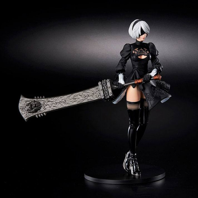 NieR:Automata PVC Statue YoRHa Android 2B (YoRHa No.2 Type B) (Square ... NieR:Automata PVC Statue YoRHa Android 2B (YoRHa No.2 Type B) (Square ...